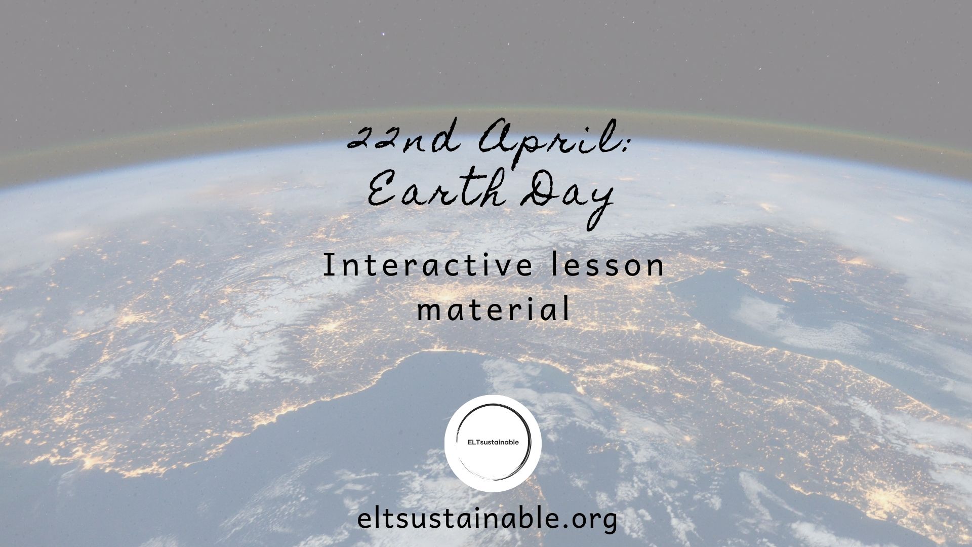 Earth Hour Language Lesson - ELT Sustainable